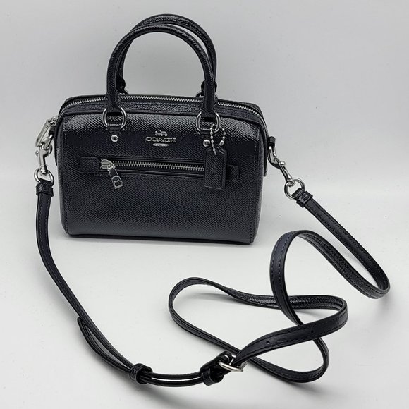 Coach | Bags | Coach Mini Rowan Crossbody Ce63 Midnight Navy | Poshmark